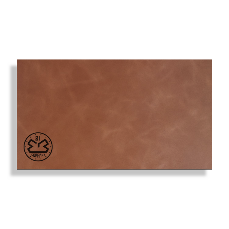 Laserhyde Deluxe™ Russet Latigo Leatherette Sheet 12x18 • Laserhyde