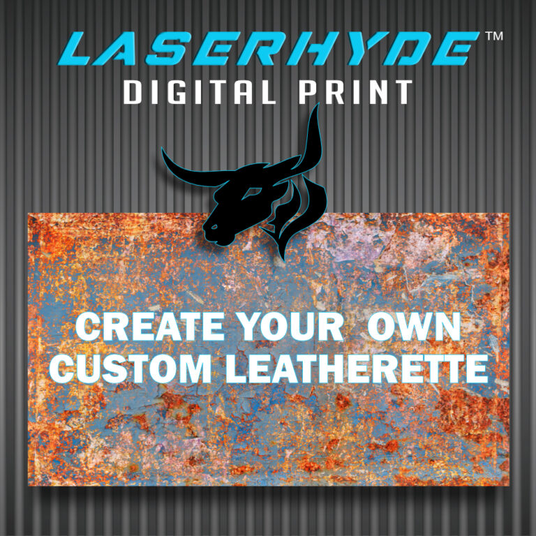 Custom Printed Leatherette Sheets "We Print Your Design" 12x20 • LaserHyde