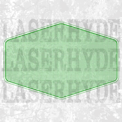 Ronin Hex Linen Patch Graphic (SVG) • Laserhyde